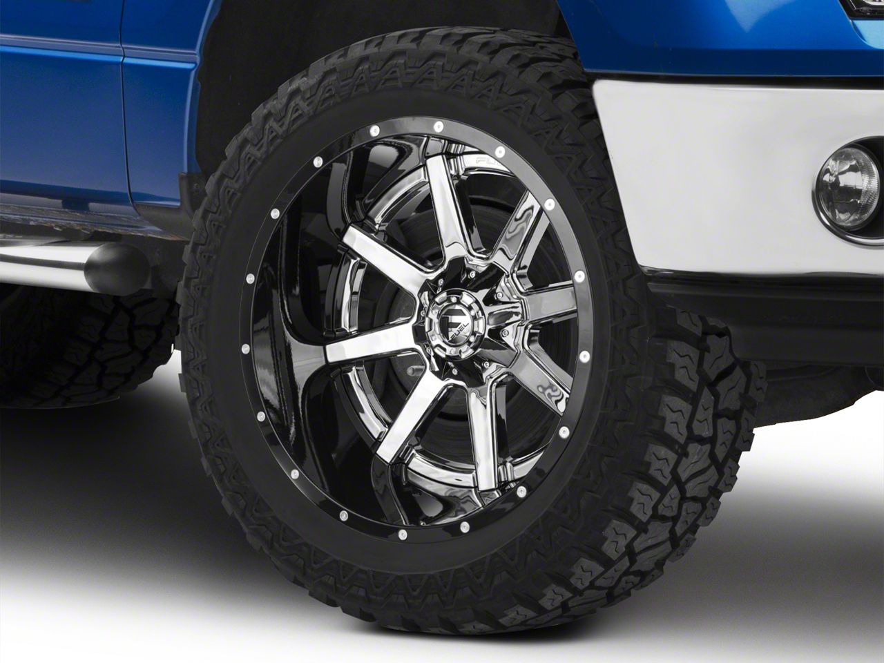 Fuel Wheels F-150 Maverick Chrome w/ Gloss Black Lip 6-Lug Wheel ...