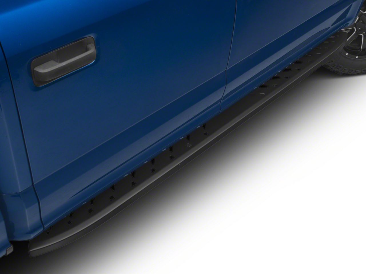 F-150 Shark Running Boards; Black (15-22 F-150 SuperCab, SuperCrew ...