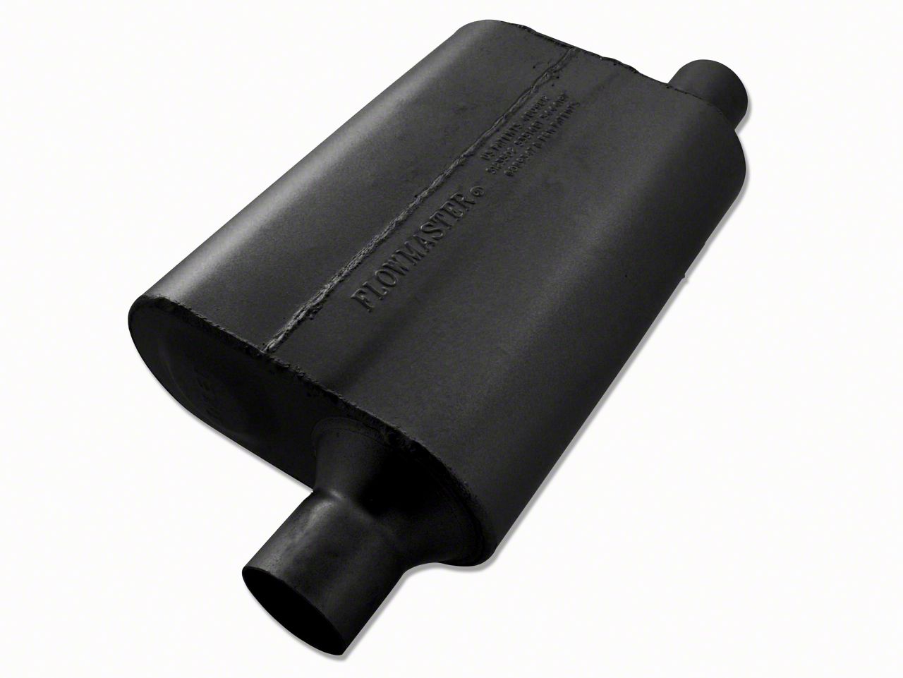 Flowmaster F-150 40 Series Delta Flow Offset/Same Side Out Oval Muffler ...