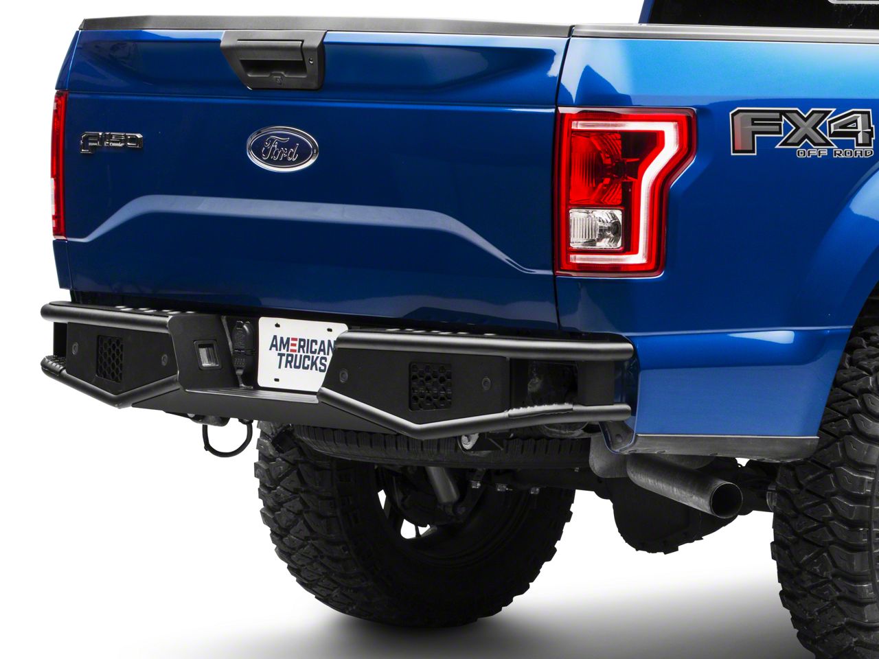 RedRock F-150 Tubular Off-Road Rear Bumper T533559 (15-20 F-150 ...