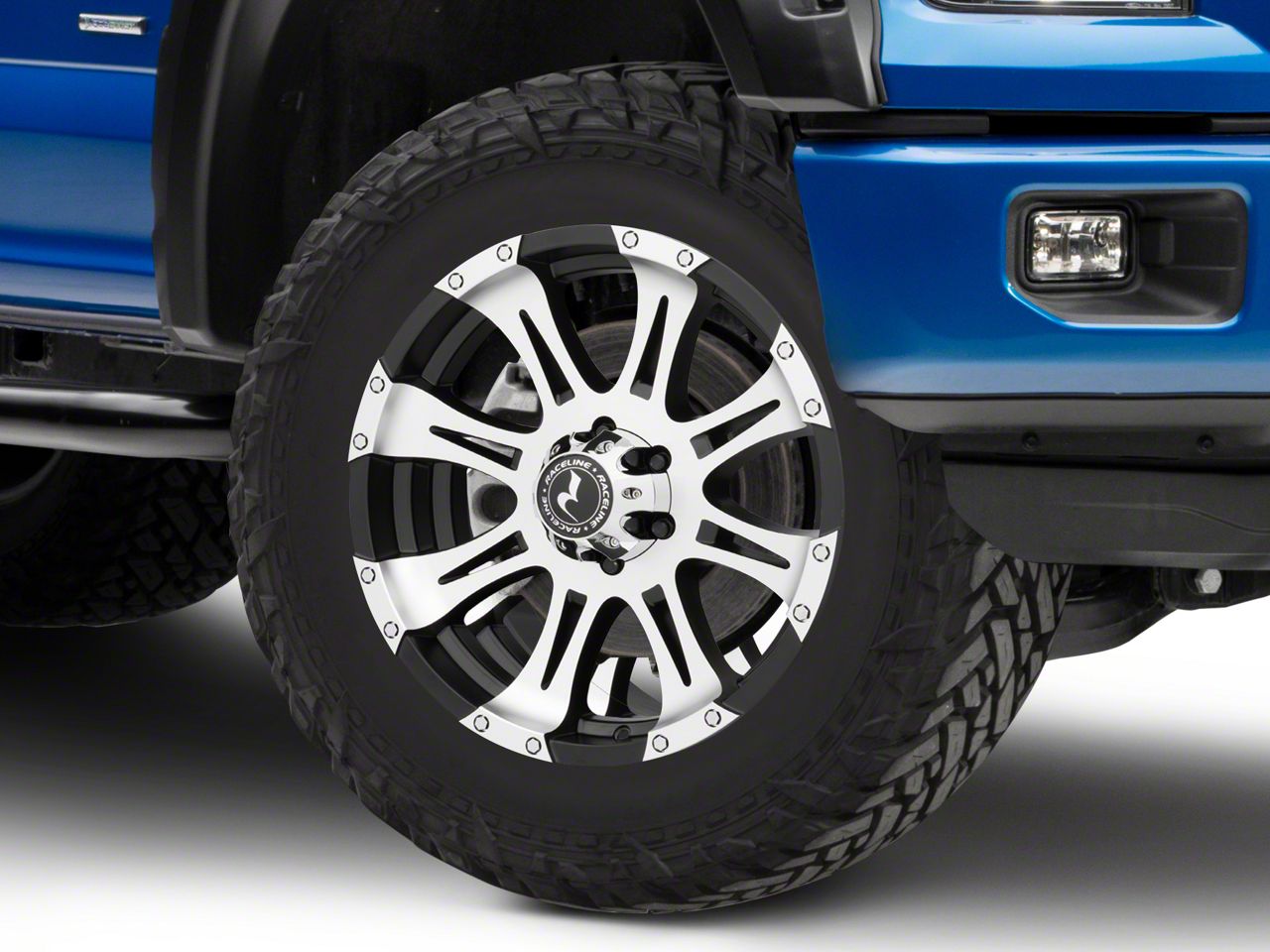 Raceline F-150 Raptor Black Machined 6-Lug Wheel - 20x9; 30mm Offset ...