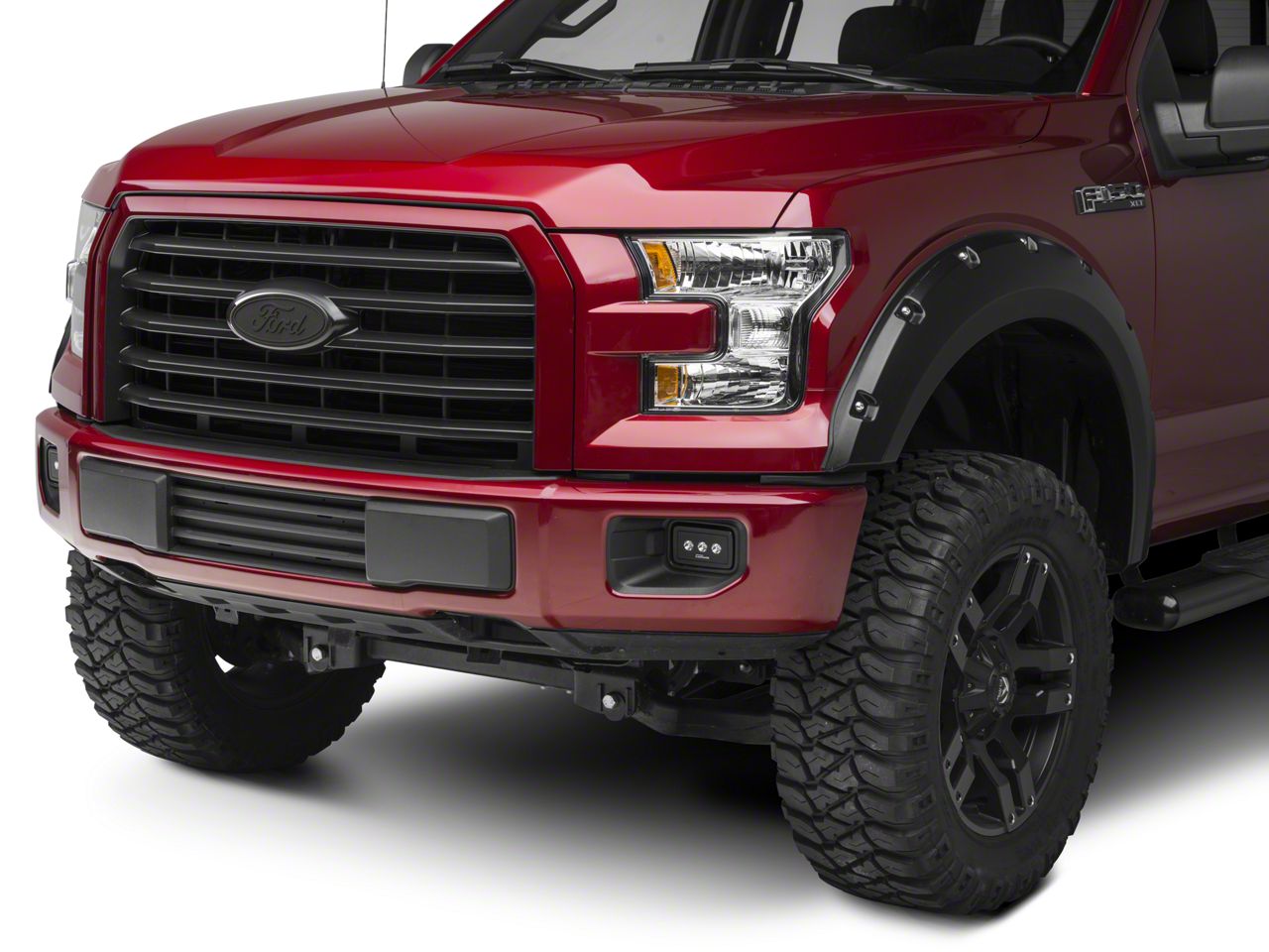 Defenderworx F-150 Ford Oval Grille Emblem; Matte Blackout 901466 (15 ...