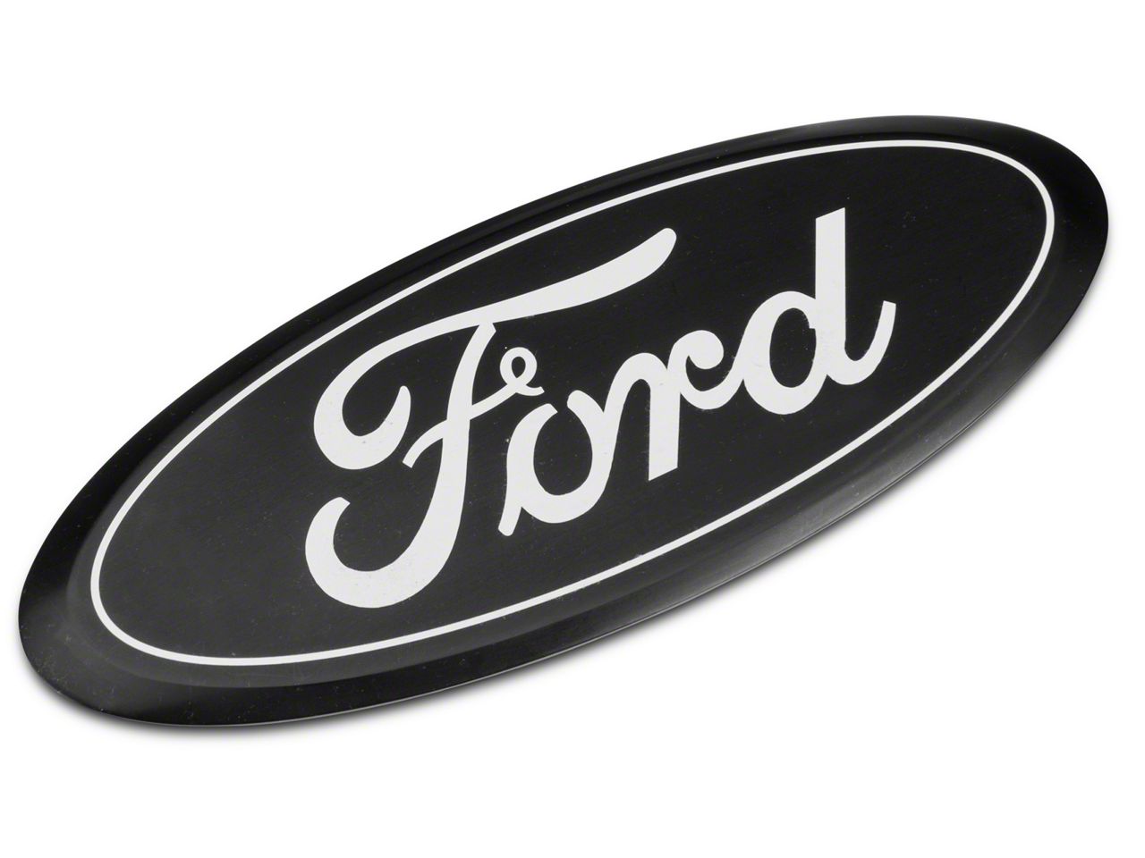 Defenderworx F-150 Ford Oval Tailgate Emblem; Black T534992 (15-20 F-150)