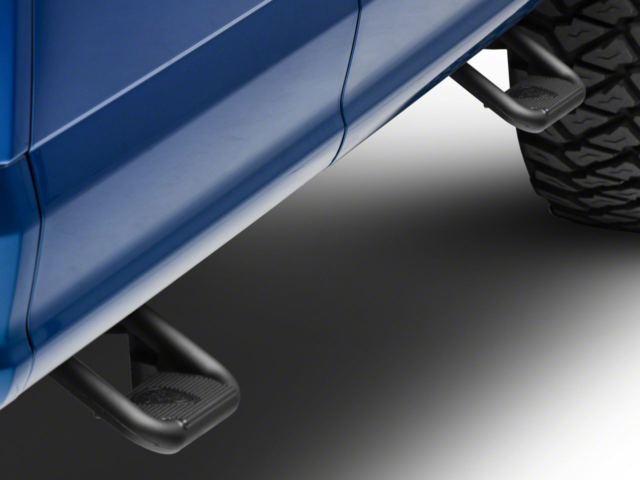 Carr F-150 Hoop II Side Steps; Black 108221 (15-22 F-150) - Free Shipping