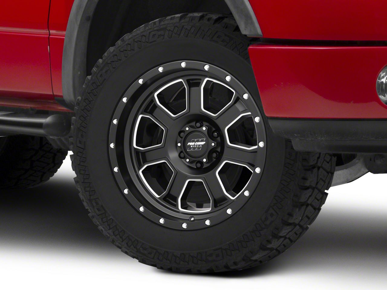 Pro Comp Wheels F-150 Sledge Satin Black Milled 6-Lug Wheel - 20x9 5143 ...