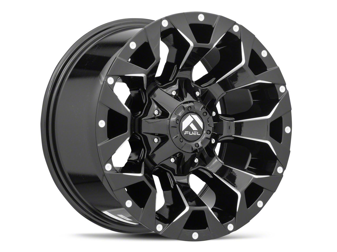 Fuel Wheels RAM 1500 Assault Gloss Black 6-Lug Wheel; 20x9; 1mm Offset ...
