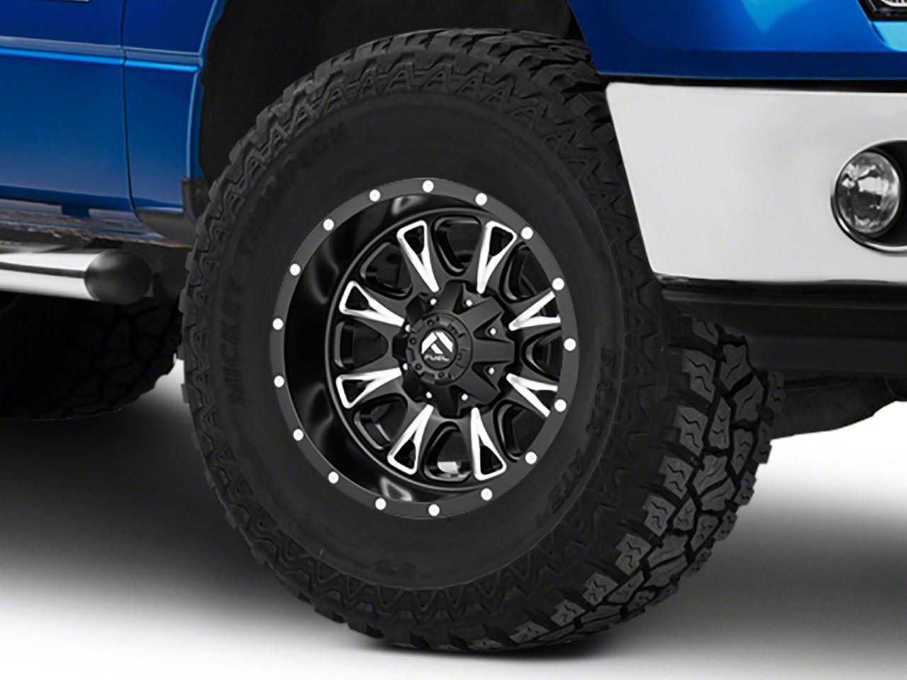 Fuel Wheels F-150 Throttle Black Milled 6-Lug Wheel - 18x10 -24mm ...