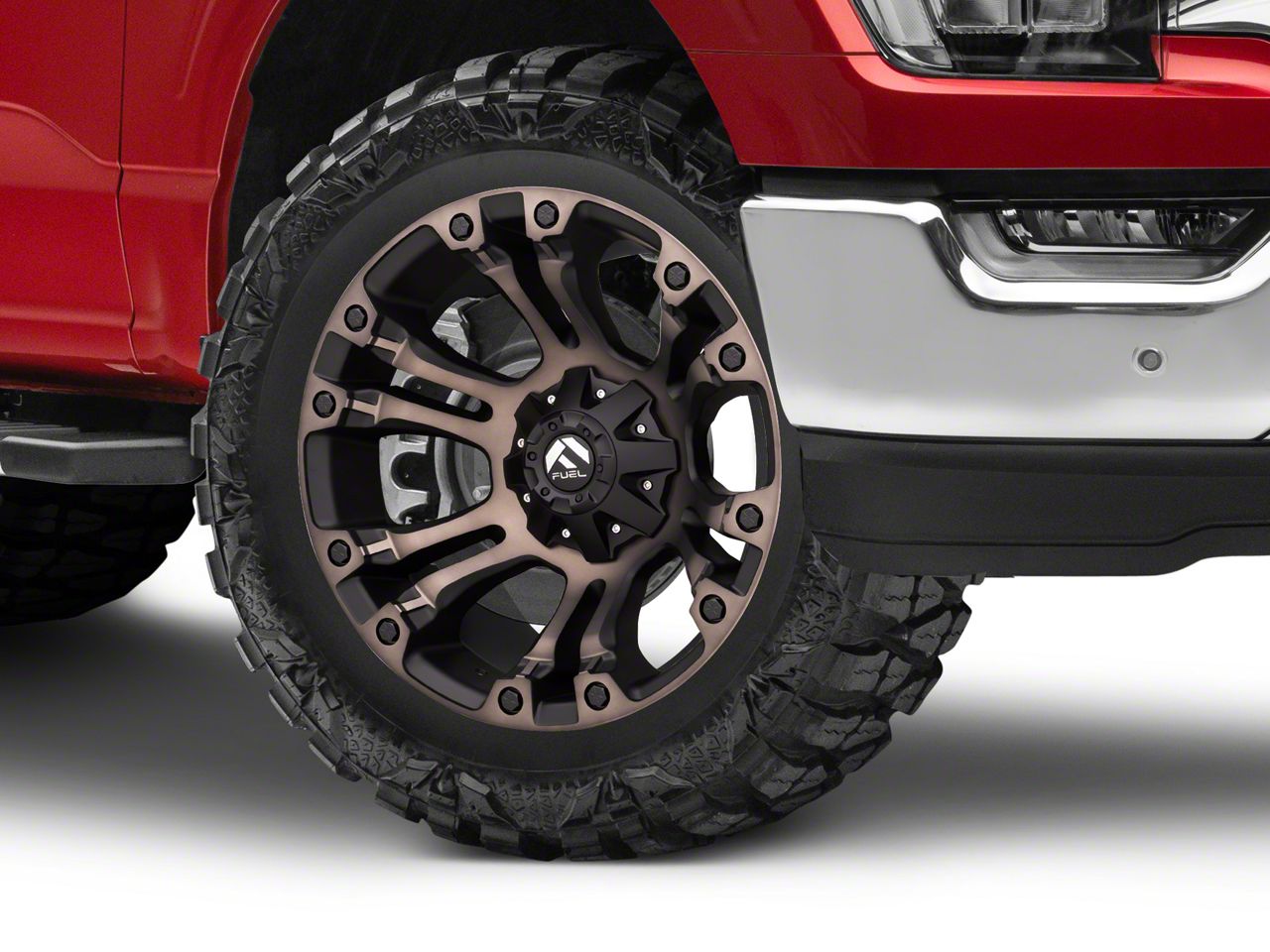Fuel Wheels F-150 Vapor Matte Black Machined 6-Lug Wheel; 20x10; -18mm ...