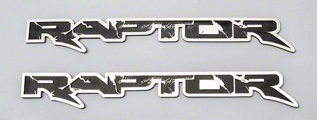 F-150 Etched Deluxe Raptor Emblem; 12-Inch (10-14 F-150 Raptor)