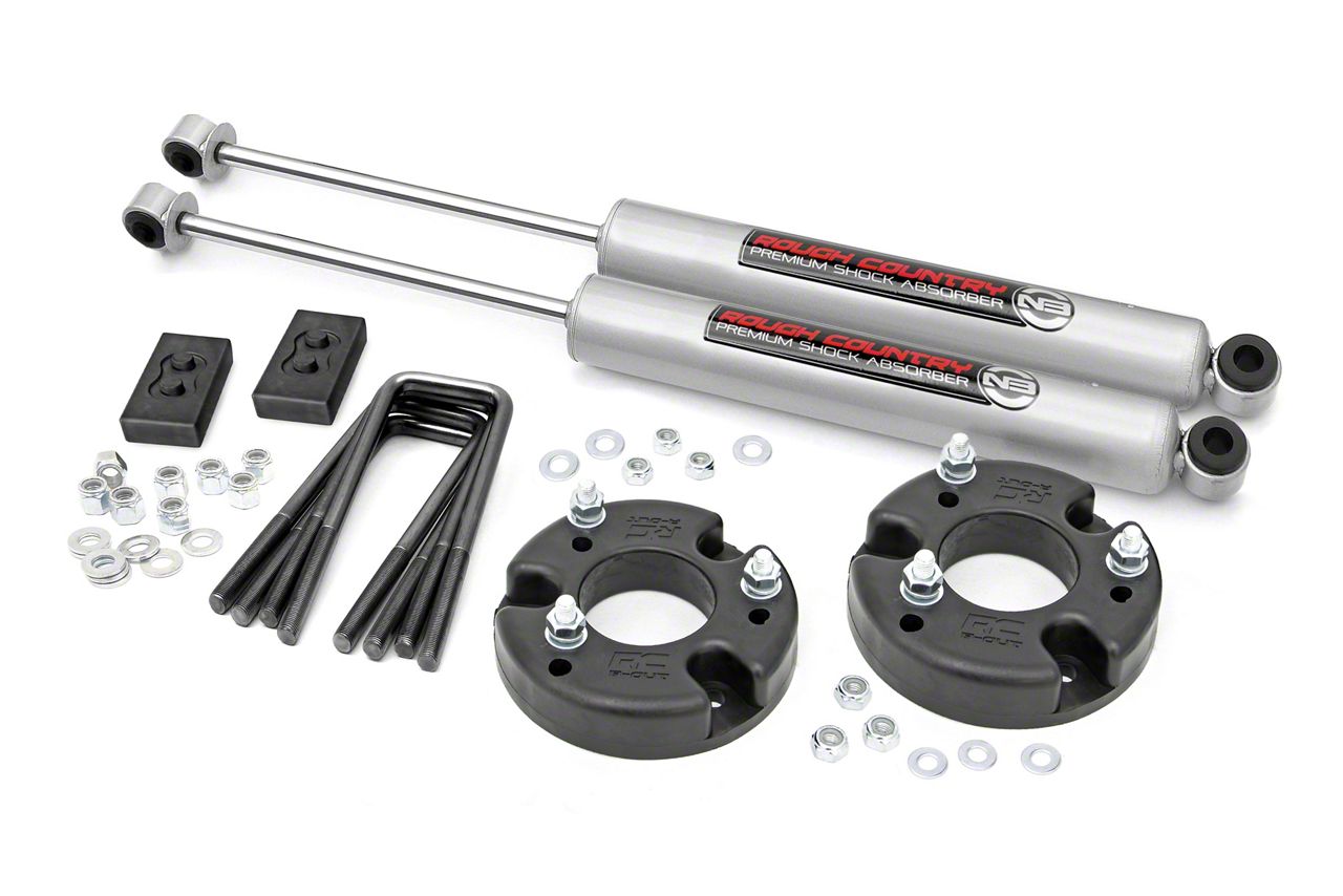 Rough Country F-150 2 in. Leveling Lift Kit w/ Premium N3 Shocks 52230 ...