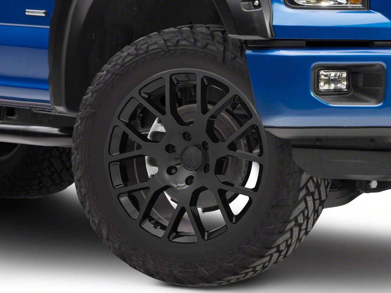 Black Rhino Bronco Kunene Gloss Black 6-Lug Wheel; 24x10; 35mm Offset ...