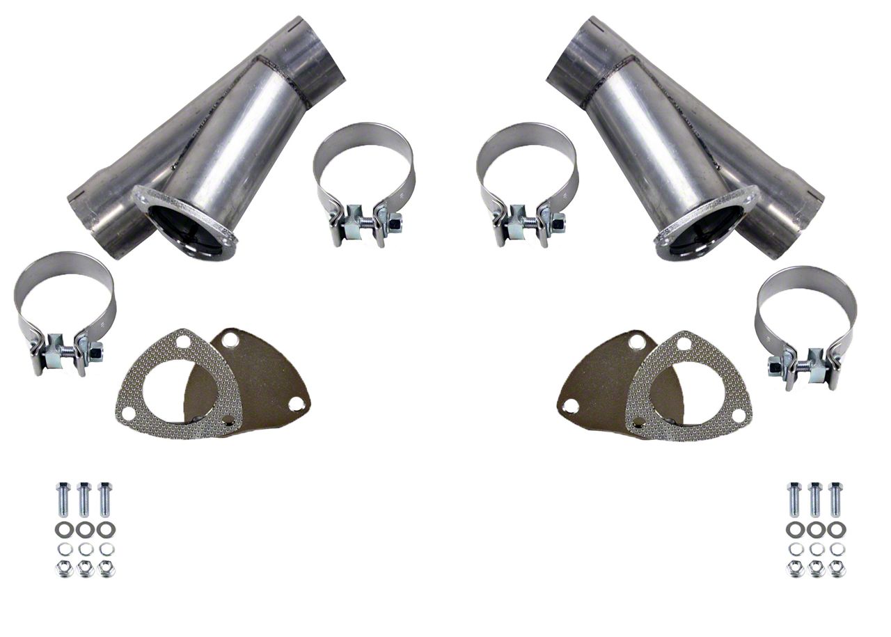 Granatelli Motor Sports Challenger Manual Exhaust Cutout; 3-Inch; Pair ...