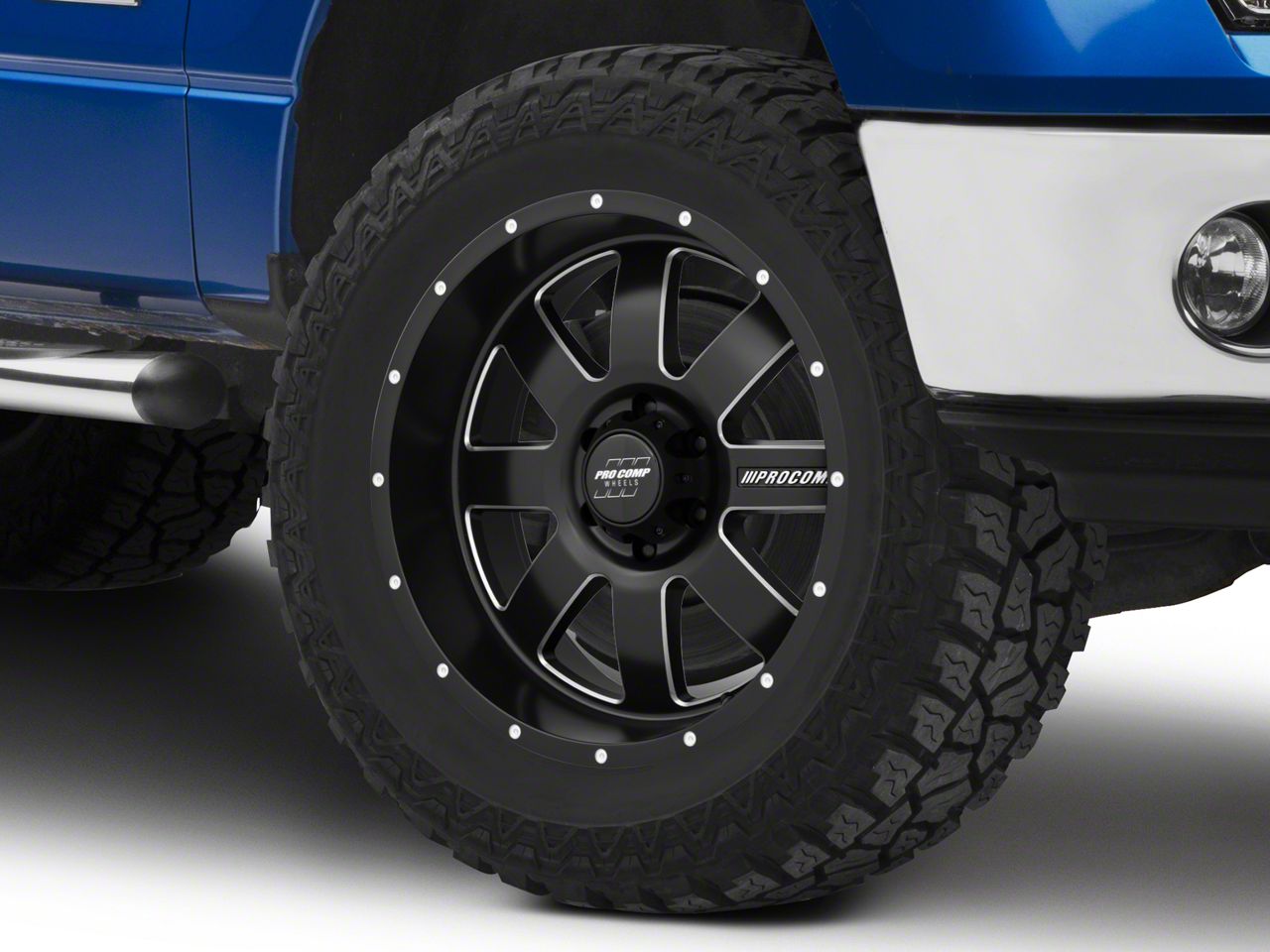 Pro Comp Wheels F-150 Trilogy Satin Black 6-Lug Wheel - 20x10 5173 ...
