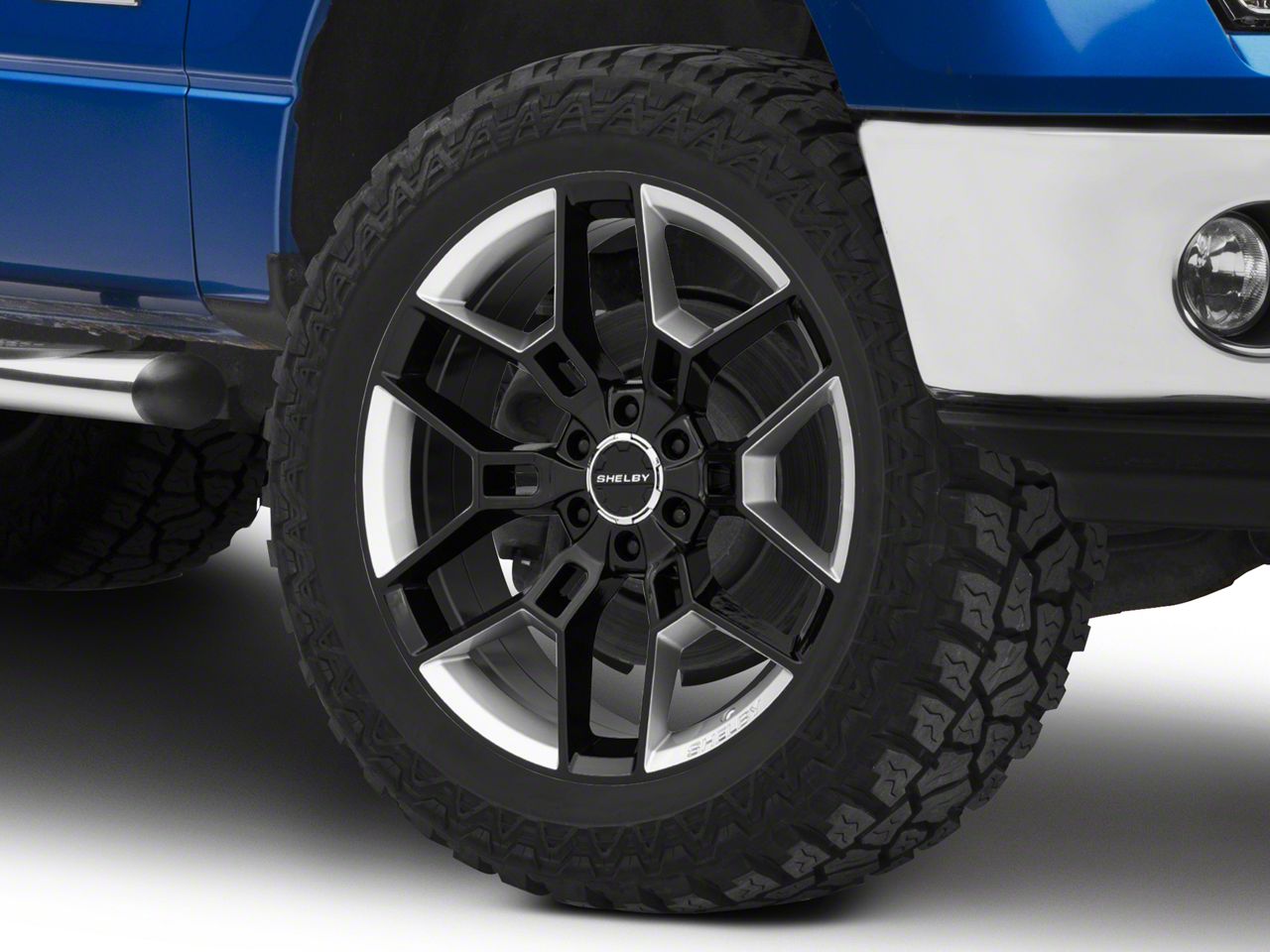 Carroll Shelby Wheels F-150 CS45 Gloss Black with Hyper Silver Inserts ...