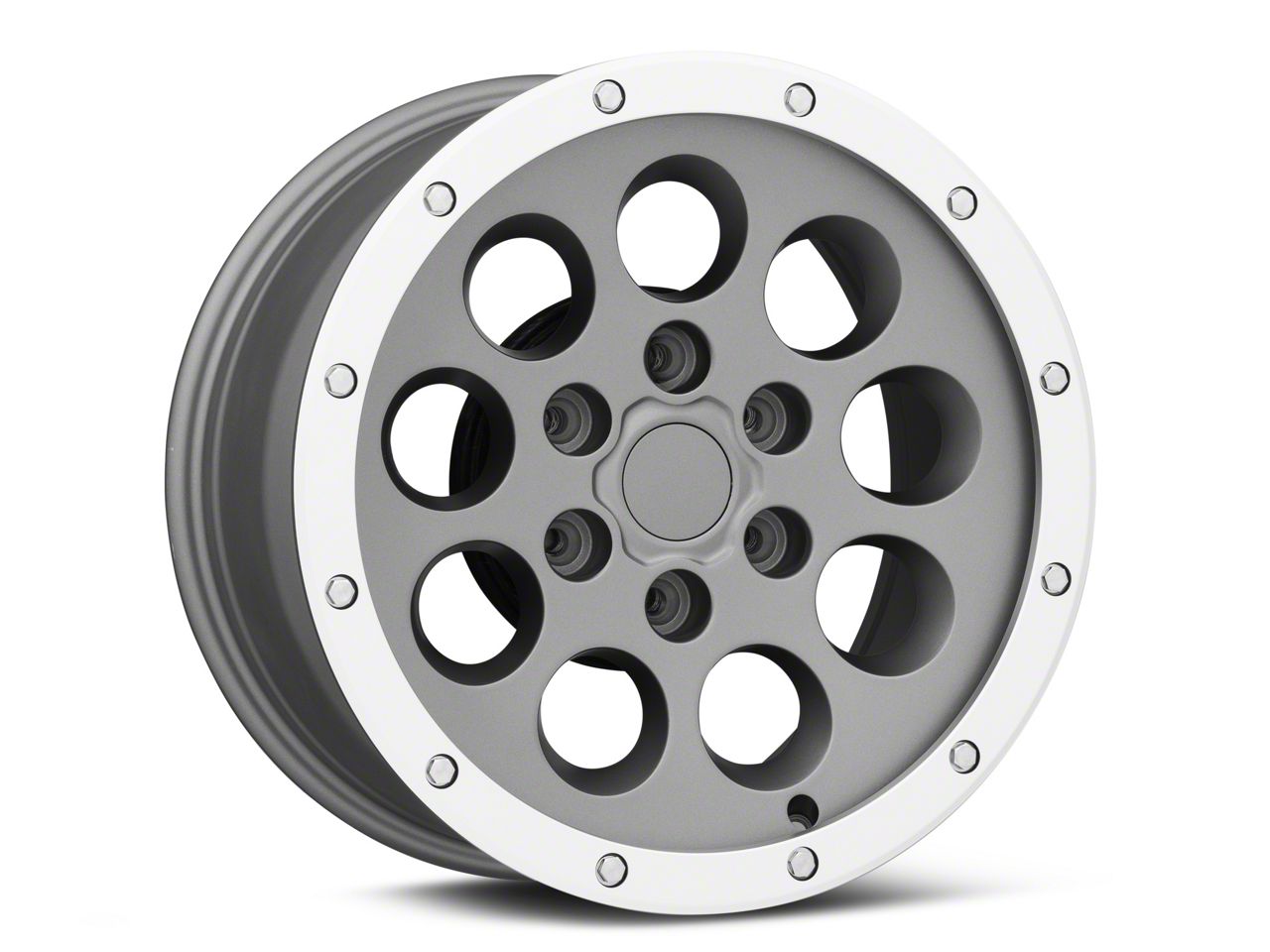 F-150 Gen1 Raptor Beadlock Style Charcoal 6-Lug Wheel; 17x8.5; 34mm ...