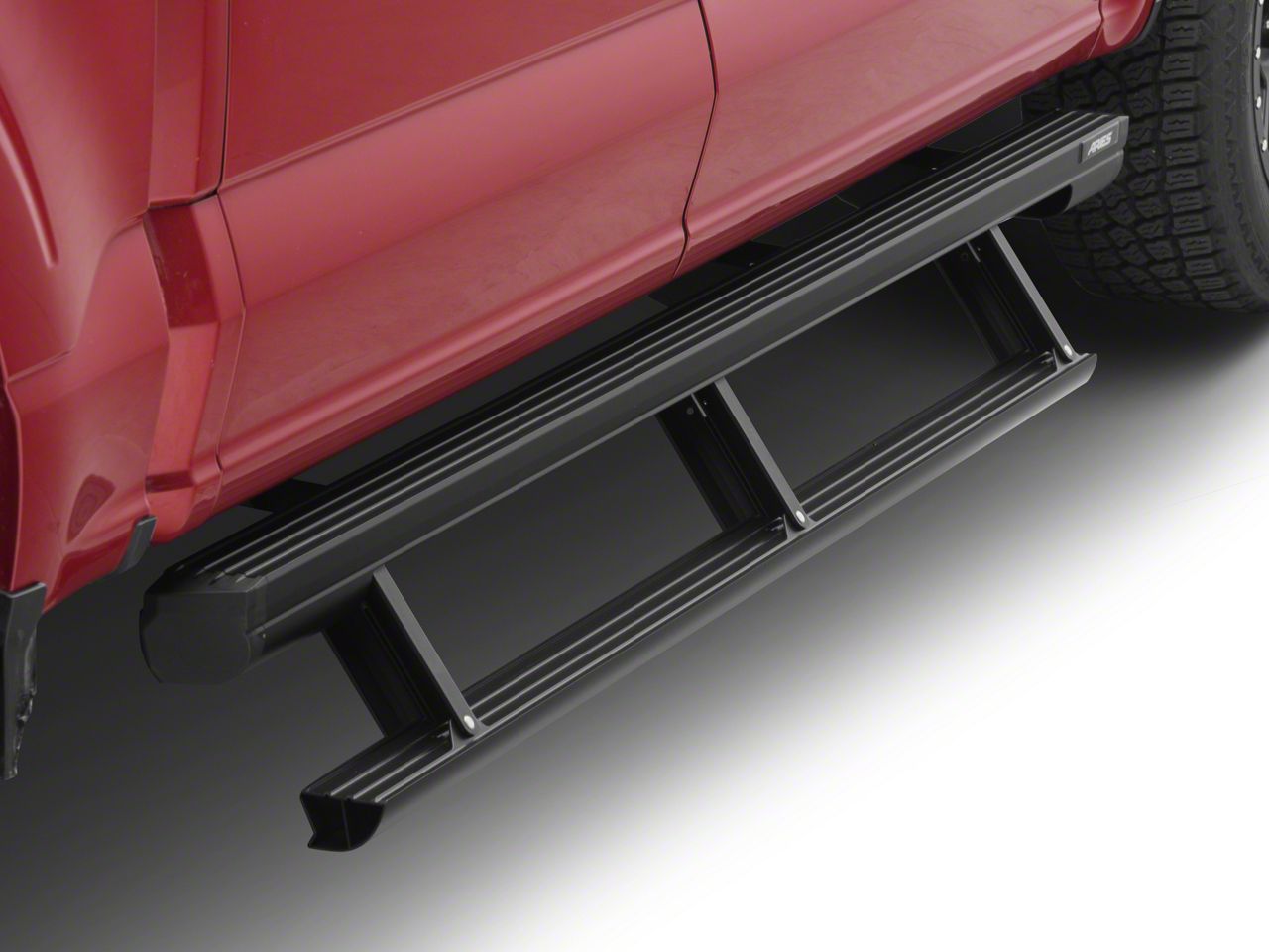 F-150 ActionTrac Powered Running Boards; Carbide Black (15-22 F-150 ...