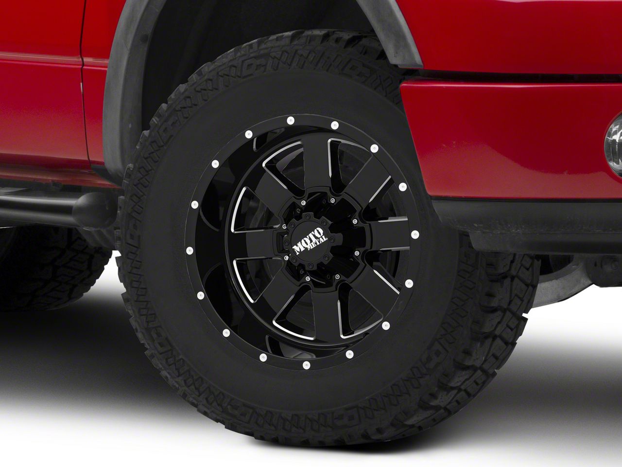 Moto Metal F-150 MO962 Gloss Black Milled 6-Lug Wheel - 18x10; -24mm ...