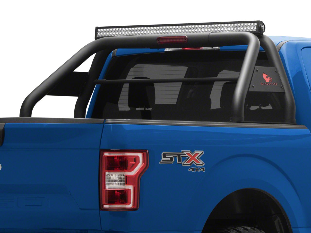 F-150 Classic Roll Bar with 50-Inch LED Light Bar; Black (09-22 F-150 ...