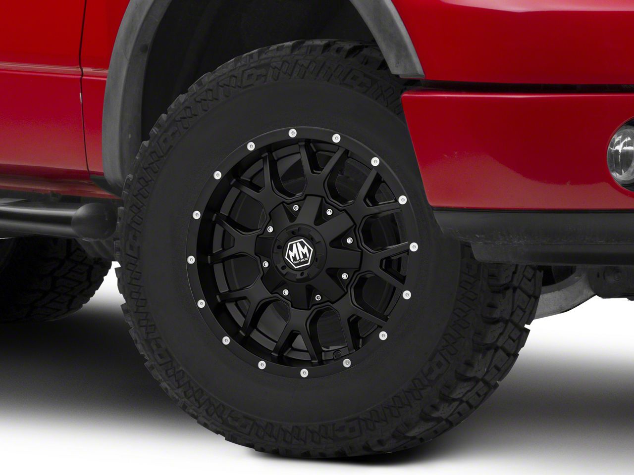 Mayhem Wheels F-150 Warrior Matte Black 6-Lug Wheel; 17x9; 18mm Offset ...