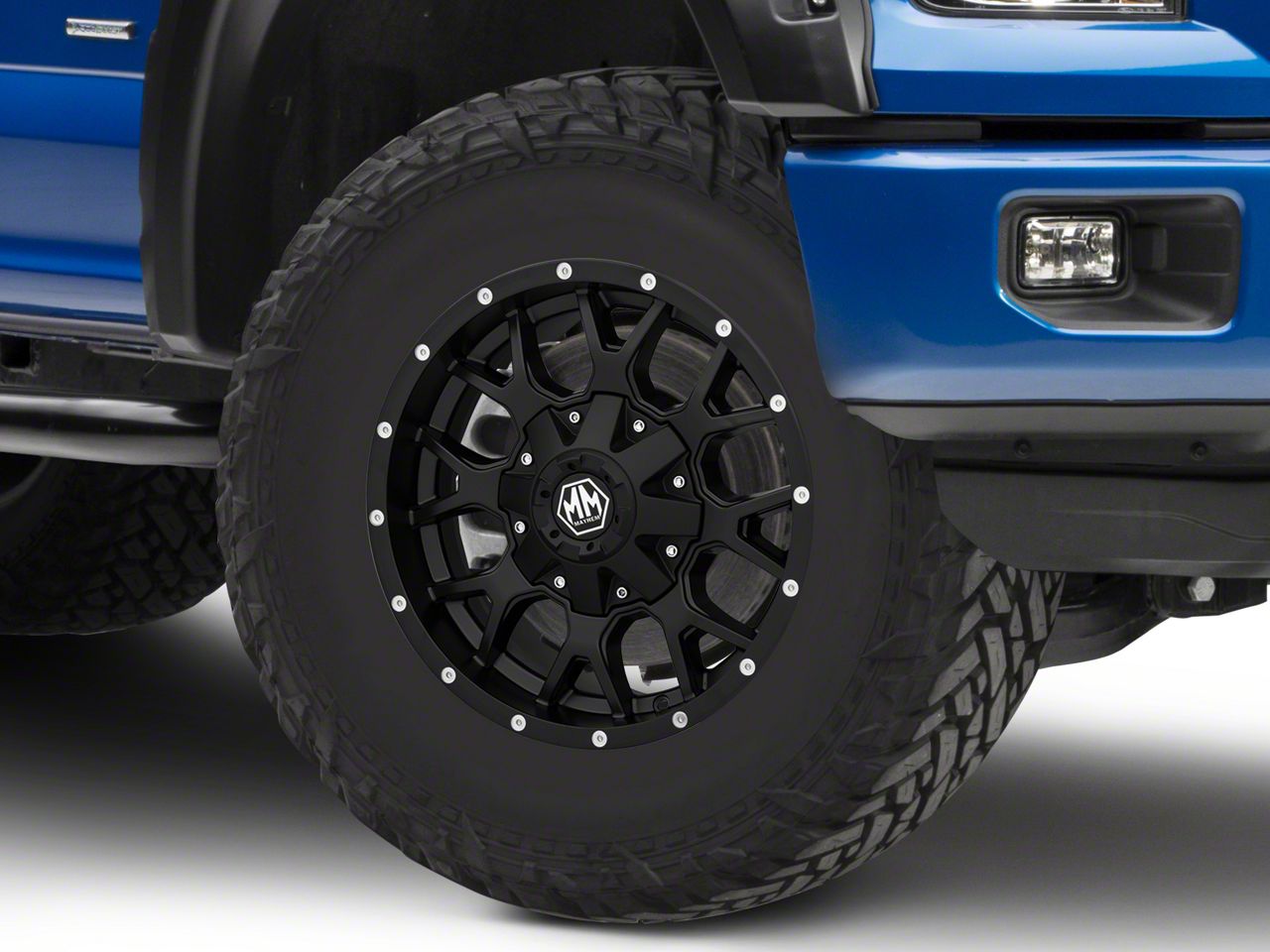Mayhem Wheels F-150 Warrior Matte Black 6-Lug Wheel; 17x9; 18mm Offset ...