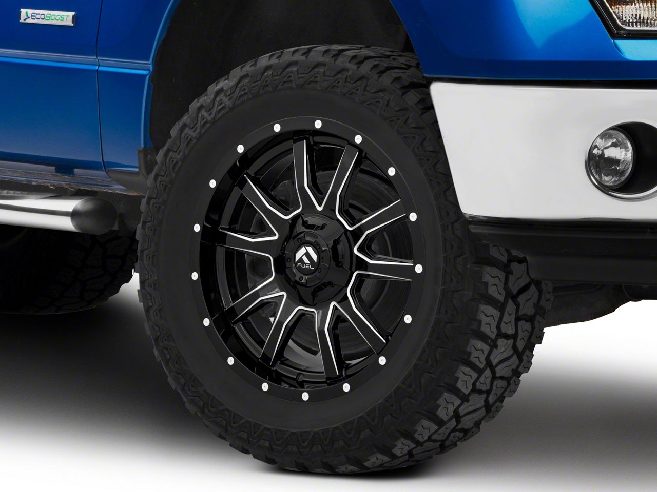 Fuel Wheels F-150 Vandal Gloss Black Milled 6-Lug Wheel; 20x9; 1mm ...