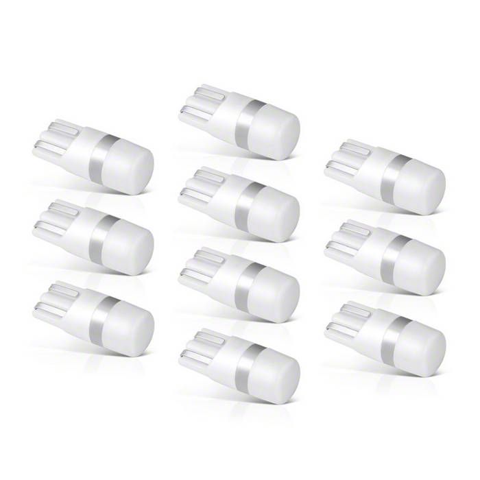 Tundra LED Chip Machine-Soldered Bulbs; White 5500K; T10/194