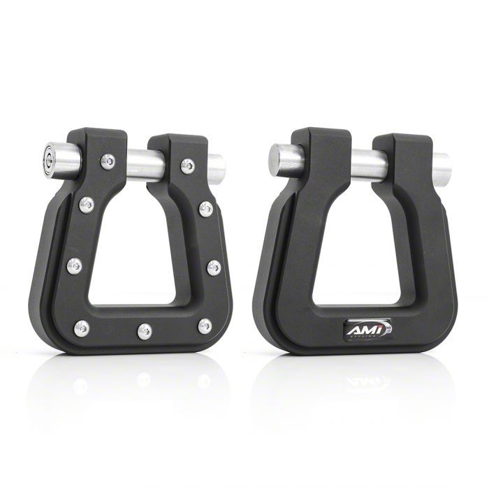 Tacoma Demon V2 Square D-Rings; Black - Free Shipping