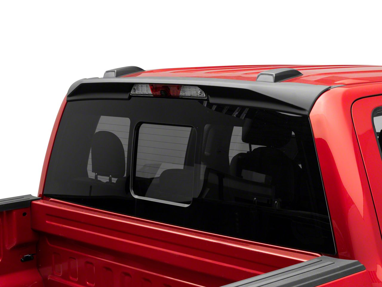 Air Design F-150 Cab Spoiler; Satin Black FO31A04 (21-22 F-150) - Free ...