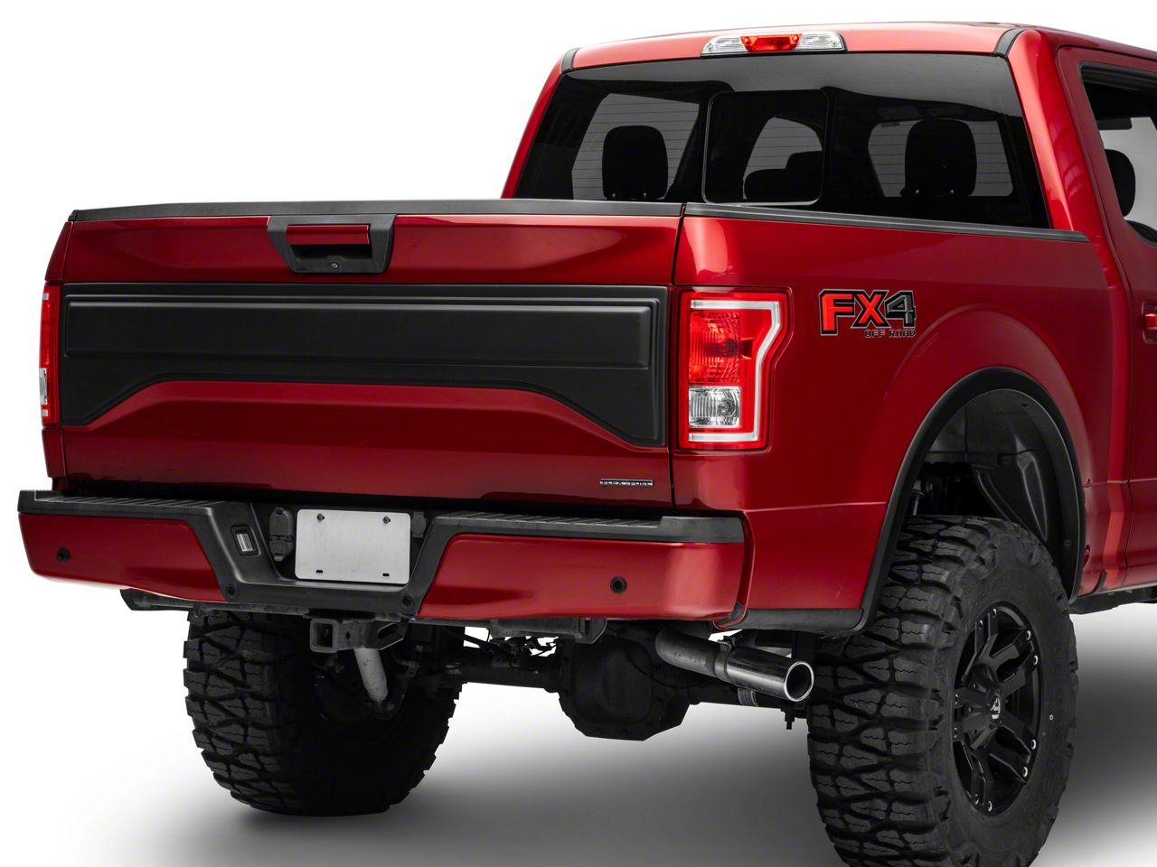 Air Design F-150 Tailgate Applique; Satin Black FO20A32SB (15-17 F-150 ...