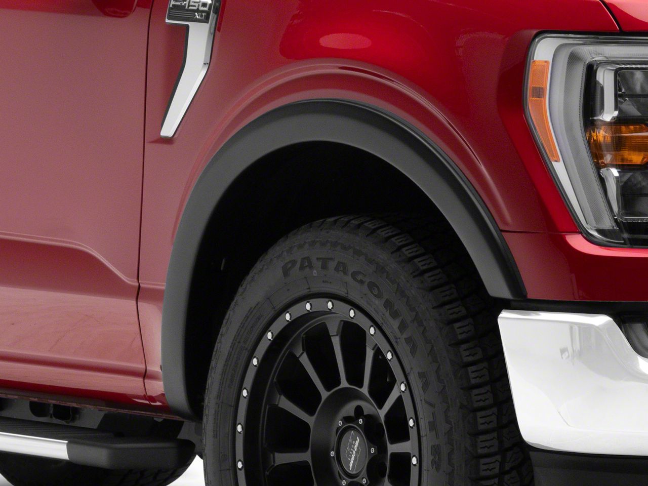 Bushwacker F-150 OE Style Fender Flares; Front and Rear; Matte Black ...