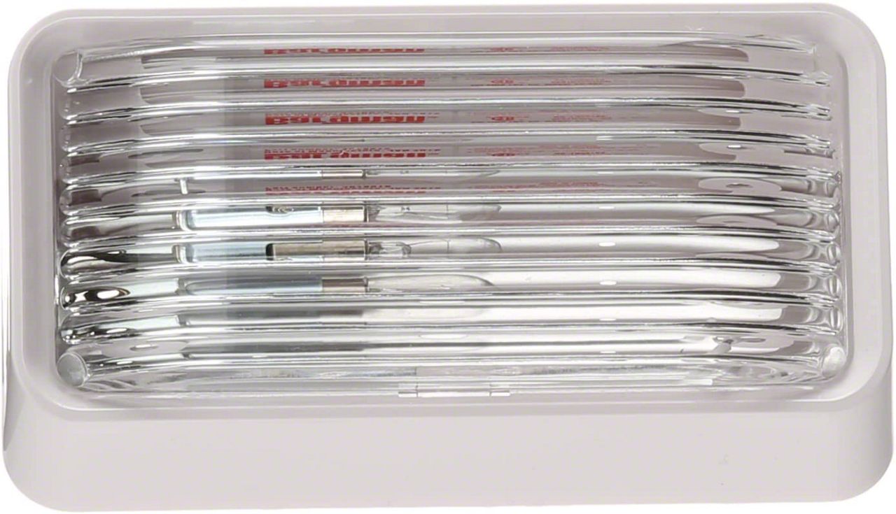 Tundra Porch Light 78; Clear Lens with Ash White 5 Base