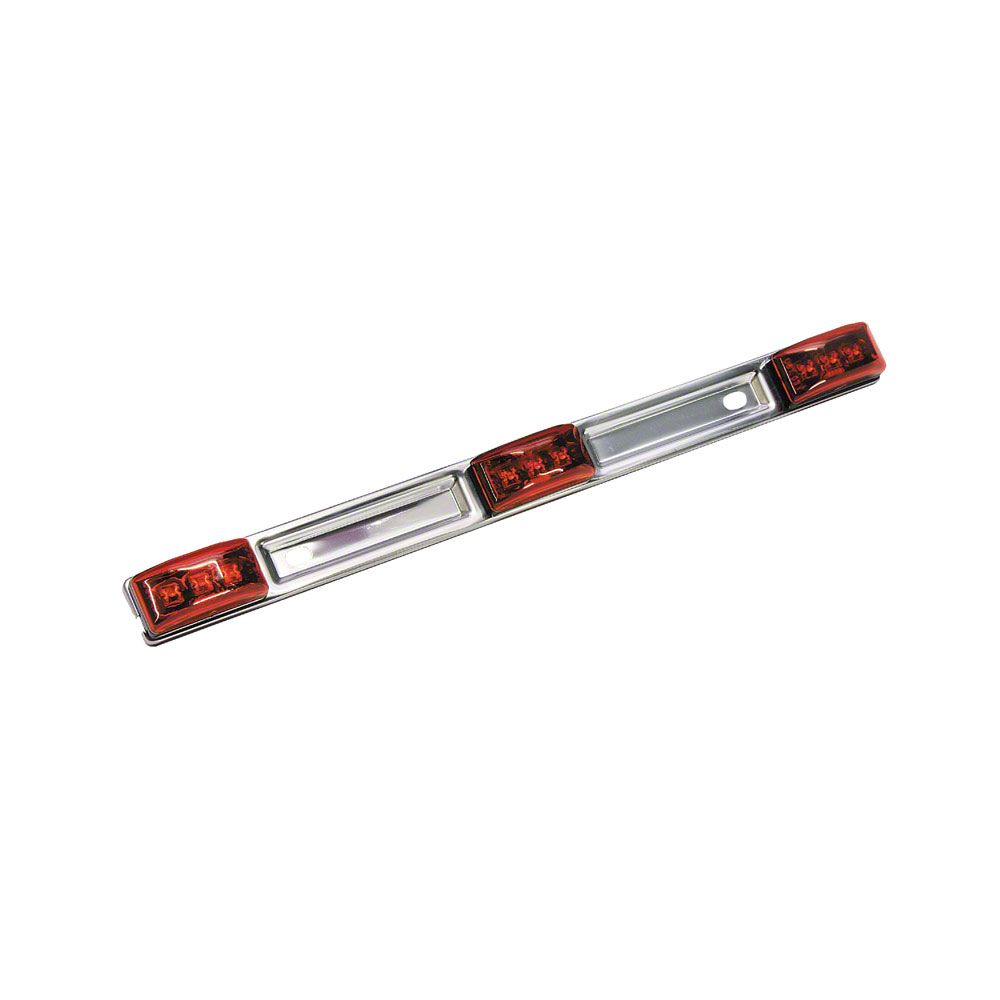 Tacoma LED Waterproof ID Light Bar; Red