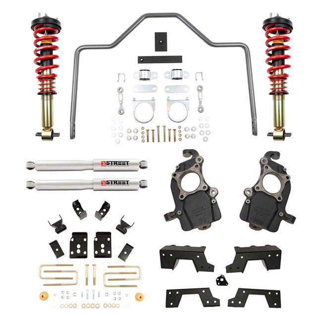 Belltech F-150 Performance Handling Lowering Kit; 1 to 5-Inch Front / 6 ...