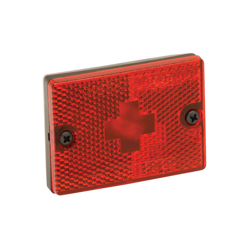 Tacoma Side Marker; With Reflex Lens; 18-Inch Pigtail; Red - Free Shipping