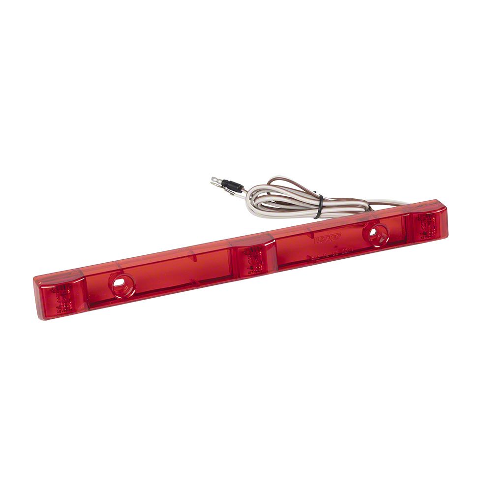 Tacoma LED Surface Mount ID Light Bar; Red; 13-Inch; Waterproof; 3 ...