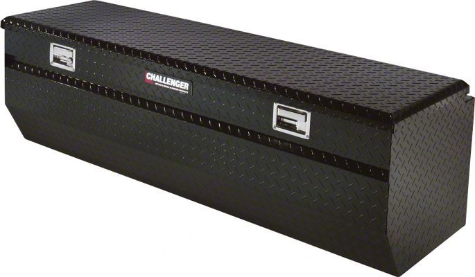 F-150 Truck Bed Rail-To-Rail Tool Box; Challenger Low Profile Chest; 55 ...
