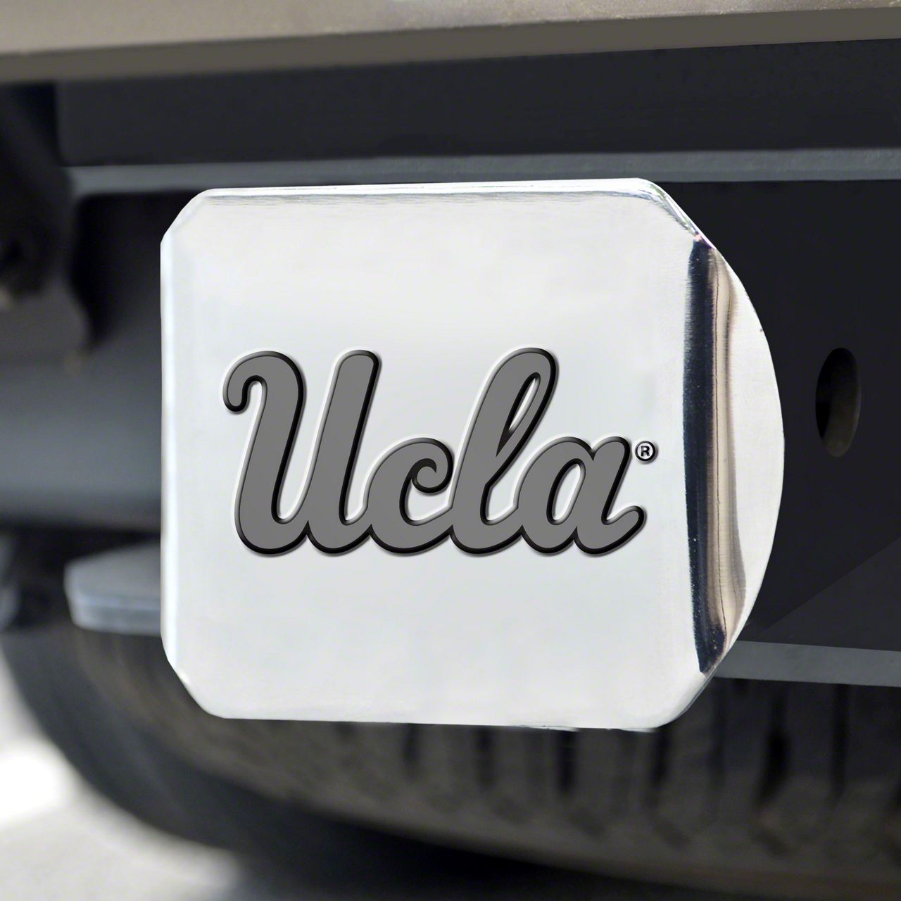 Jeep Wrangler Hitch Cover with UCLA Logo; Chrome (Universal; Some ...