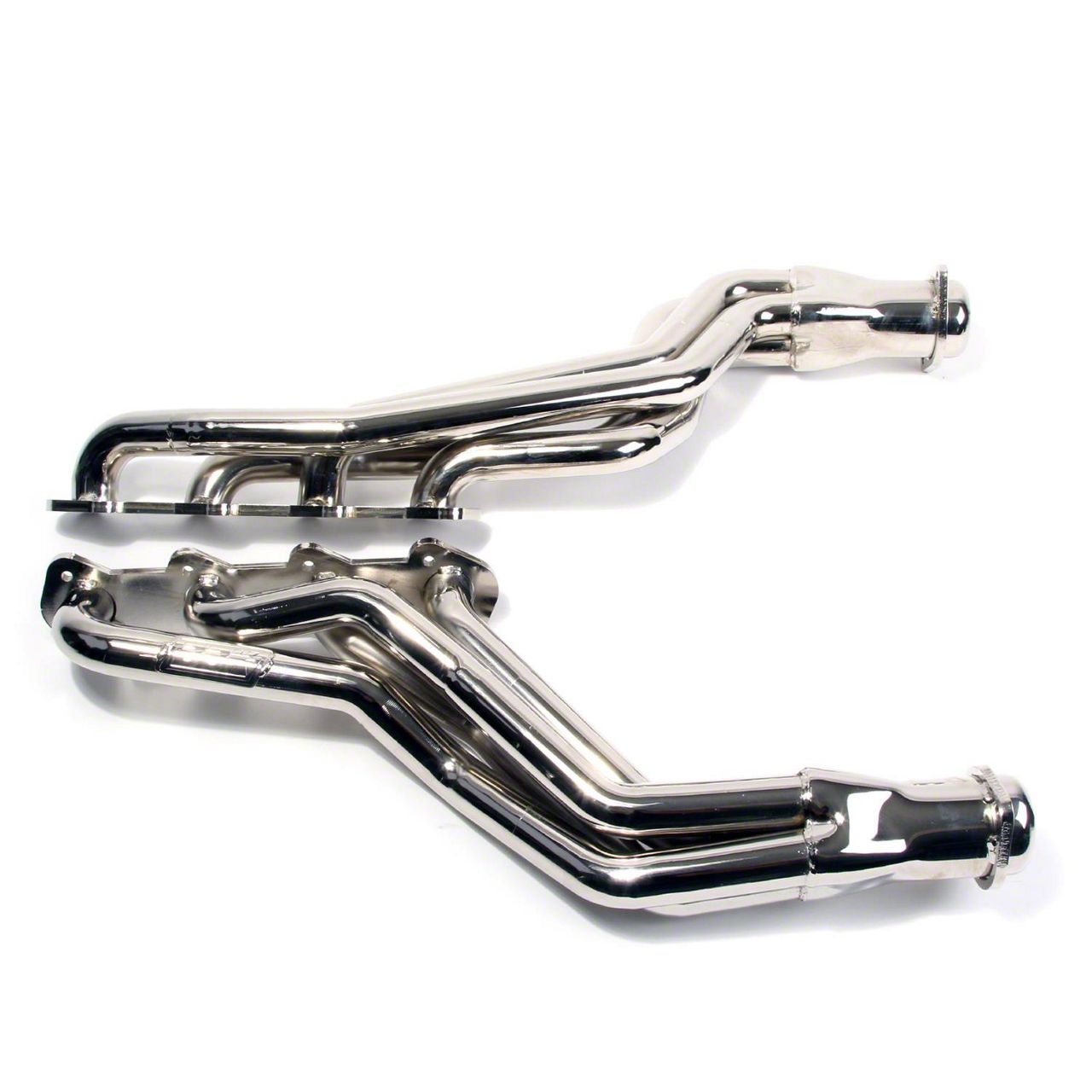 BBK F-150 1-3/4-Inch Long Tube Headers; Chrome 3530 (97-03 V8 F-150 ...
