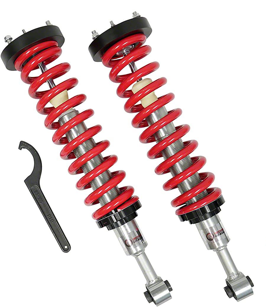 Freedom Offroad F-150 1 to 4-Inch Adjustable Front Coil-Overs FO-F904F ...