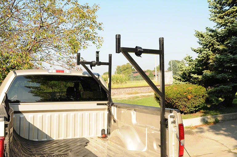 Tundra Half Ladder Rack; Gloss Black (Universal; Some Adaptation May Be ...