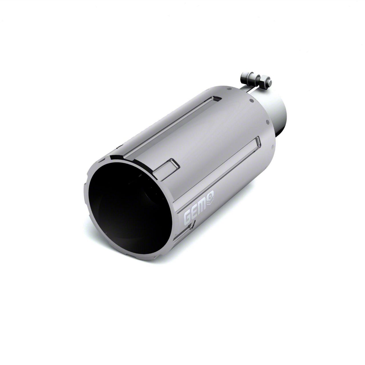 GEM Tubes Tundra 4-Inch Barrel Cut Exhaust Tip; Chrome B00405 (Fits 4 ...