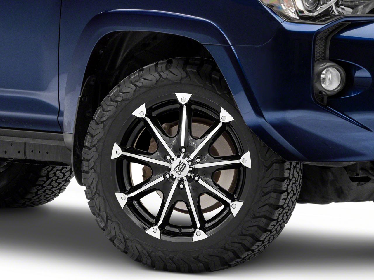 XD Toyota 4-Runner Badlands Gloss Black Machined 6-Lug Wheel; 20x9 ...