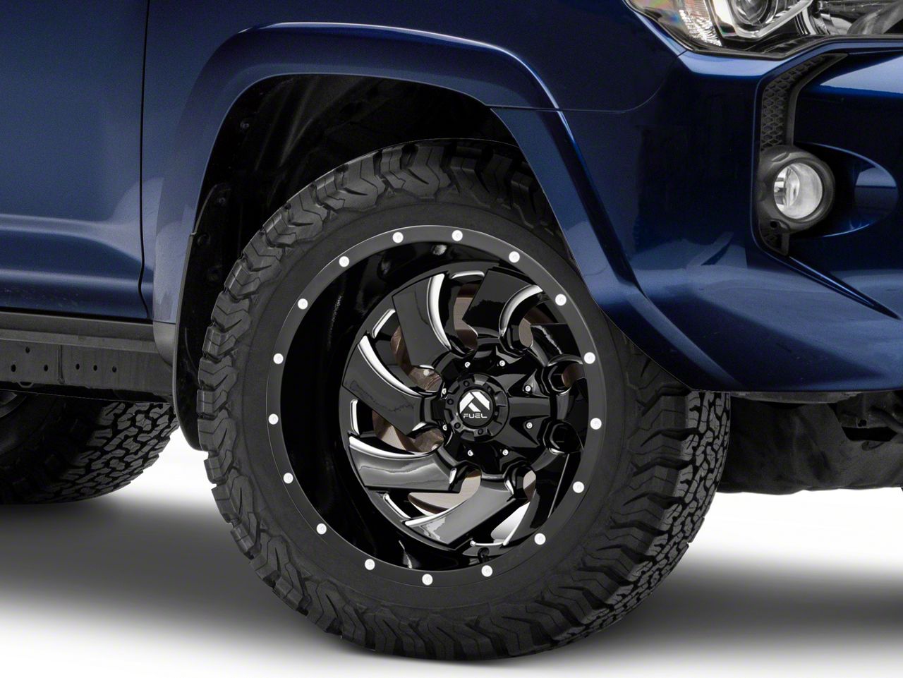 Fuel Wheels Toyota 4-Runner Cleaver Gloss Black Milled 6-Lug Wheel ...