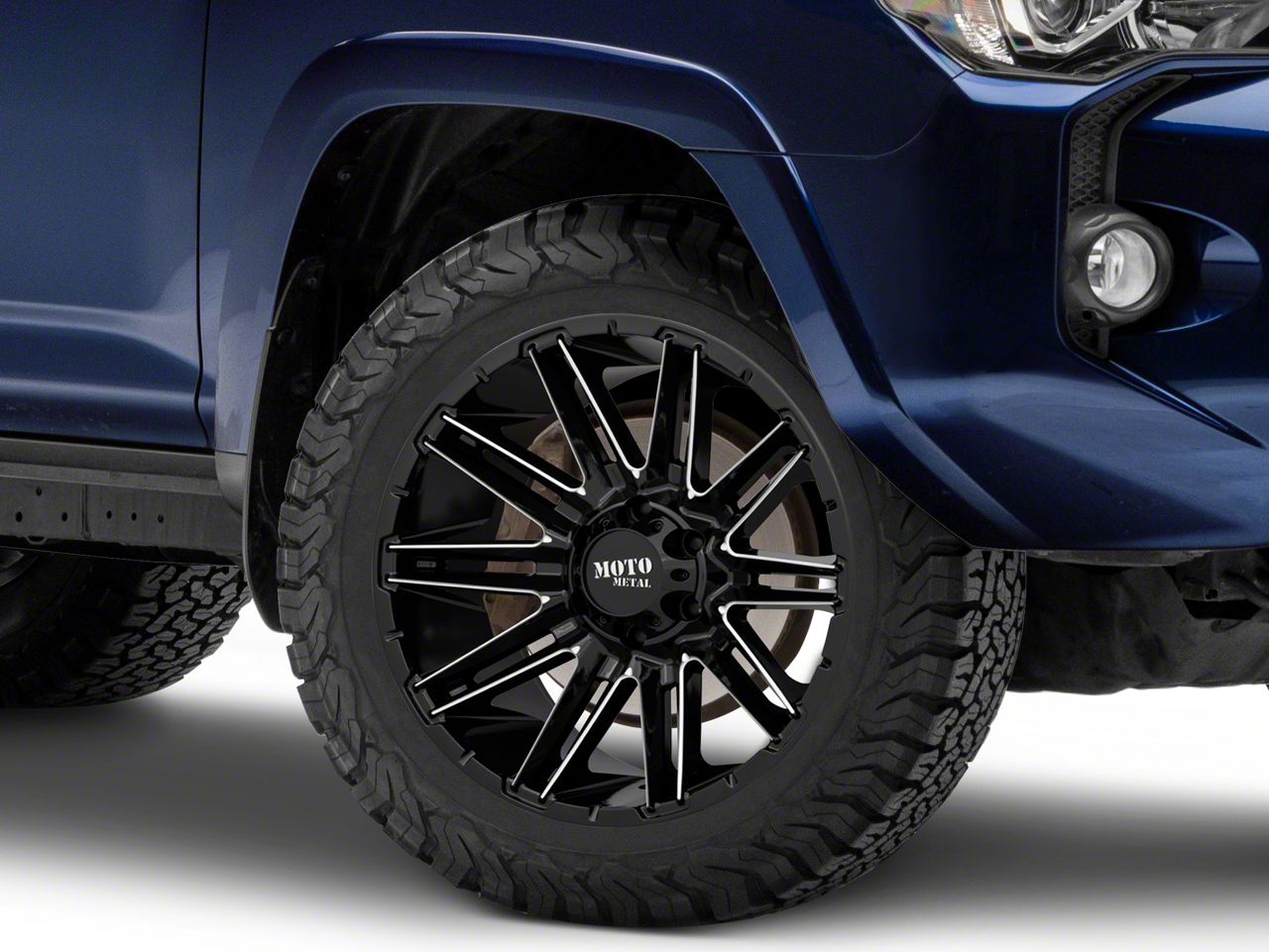 Moto Metal Toyota 4-Runner MO998 Kraken Gloss Black Milled 6-Lug Wheel ...