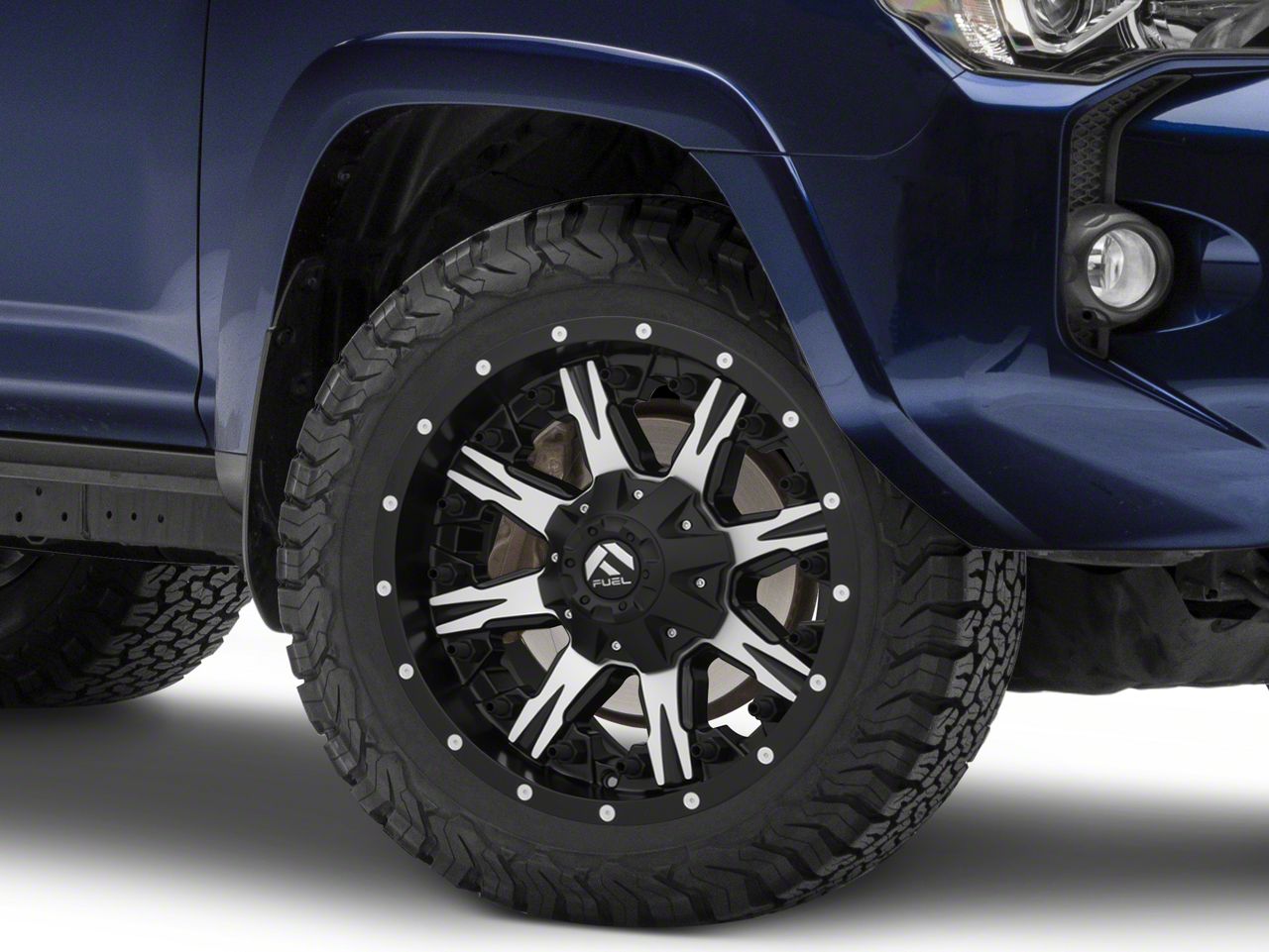 Fuel Wheels Toyota 4-Runner NUTZ Matte Black Machined 6-Lug Wheel ...