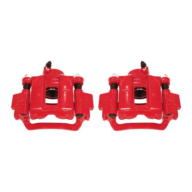PowerStop Toyota 4-Runner Performance Rear Brake Calipers; Red S2736 ...