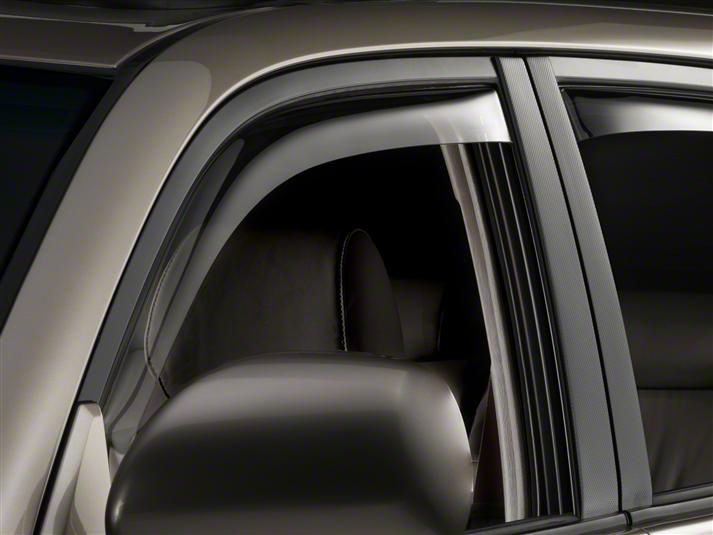 Weathertech Toyota 4-Runner Side Window Deflectors; Front; Dark Smoke ...