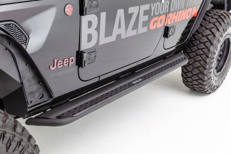 Toyota 4-Runner Dominator Extreme DSS Slider Side Step Bars; Textured ...