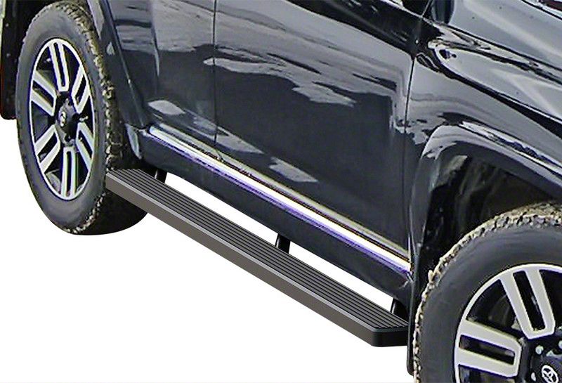 Toyota 4-Runner 4-Inch iStep Running Boards; Black (10-13 4Runner SR5 ...