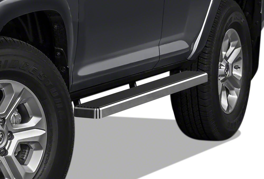 Toyota 4-Runner 5-Inch iStep Running Boards; Hairline Silver (10-24 ...